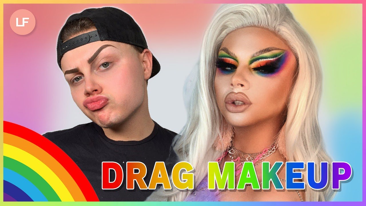 RAINBOW DRAG MAKEUP TUTORIAL 🌈 | LOOKFANTASTIC.COM - YouTube
