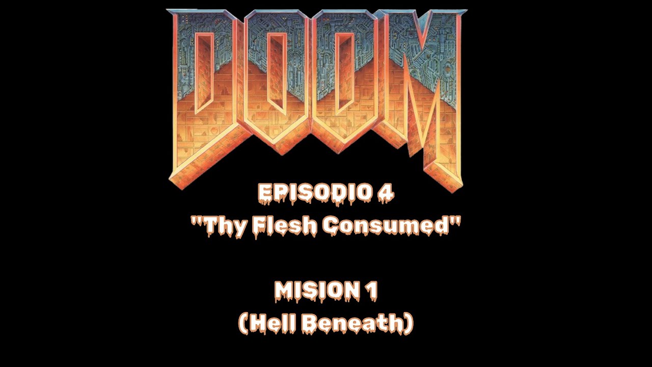 DOOM (1993) E4M1 (Hell Beneath) #doom - YouTube