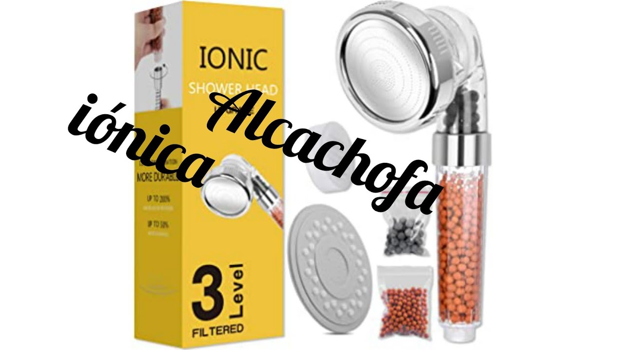 Alcachofa de ducha iónica - YouTube
