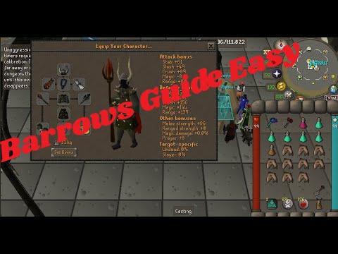 OSRS Barrows Budget Guide Easy - YouTube