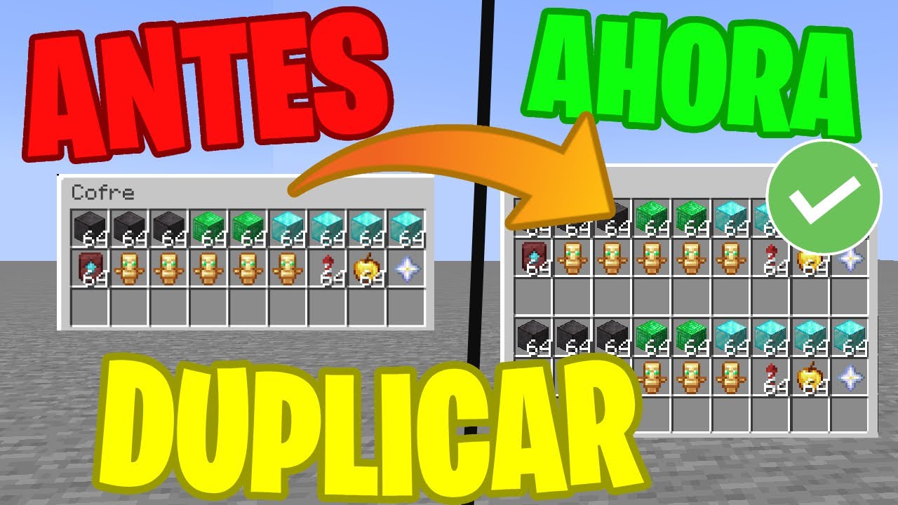 COMO DUPLICAR ITEMS🎯 EN MINECRAFT JAVA Y BEDROCK🔮 2024 - YouTube