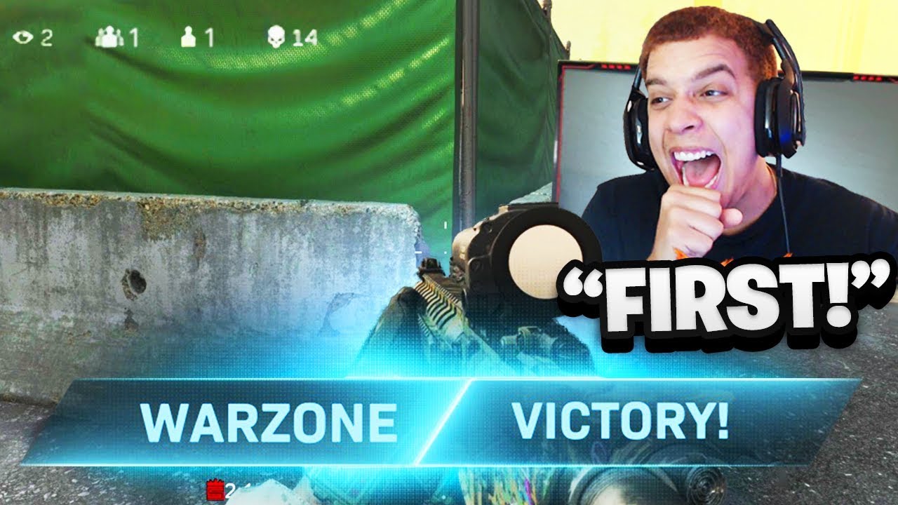 My FIRST VICTORY in WARZONE!! (Modern Warfare Warzone) - YouTube