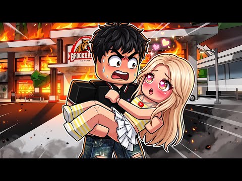 PEYNİR BENİ YANGINDAN KURTARDI! | roblox brookhaven 🏡rp