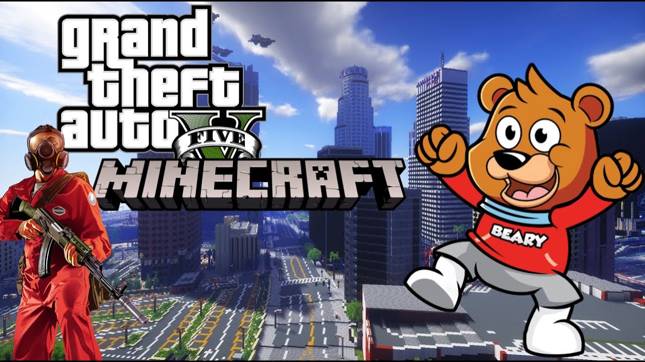 Minecraft Gta V Map - YouTube