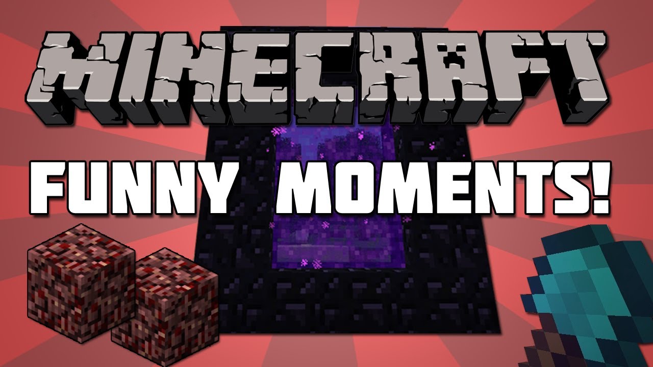 Minecraft Funny Moments! (What Happens in the Nether, Rollercoasters ...