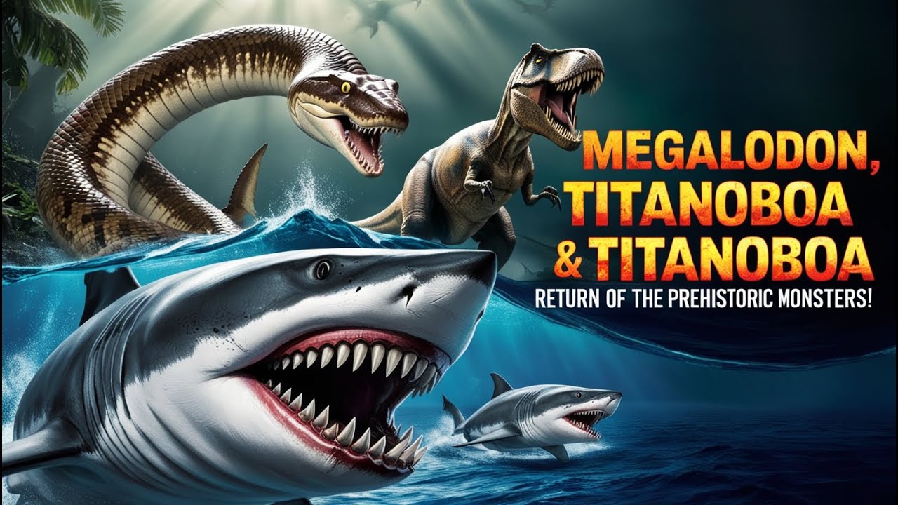 Titanoboa vs. Megalodon! | 🐍💀 | Who’s the REAL Apex Predator? # ...