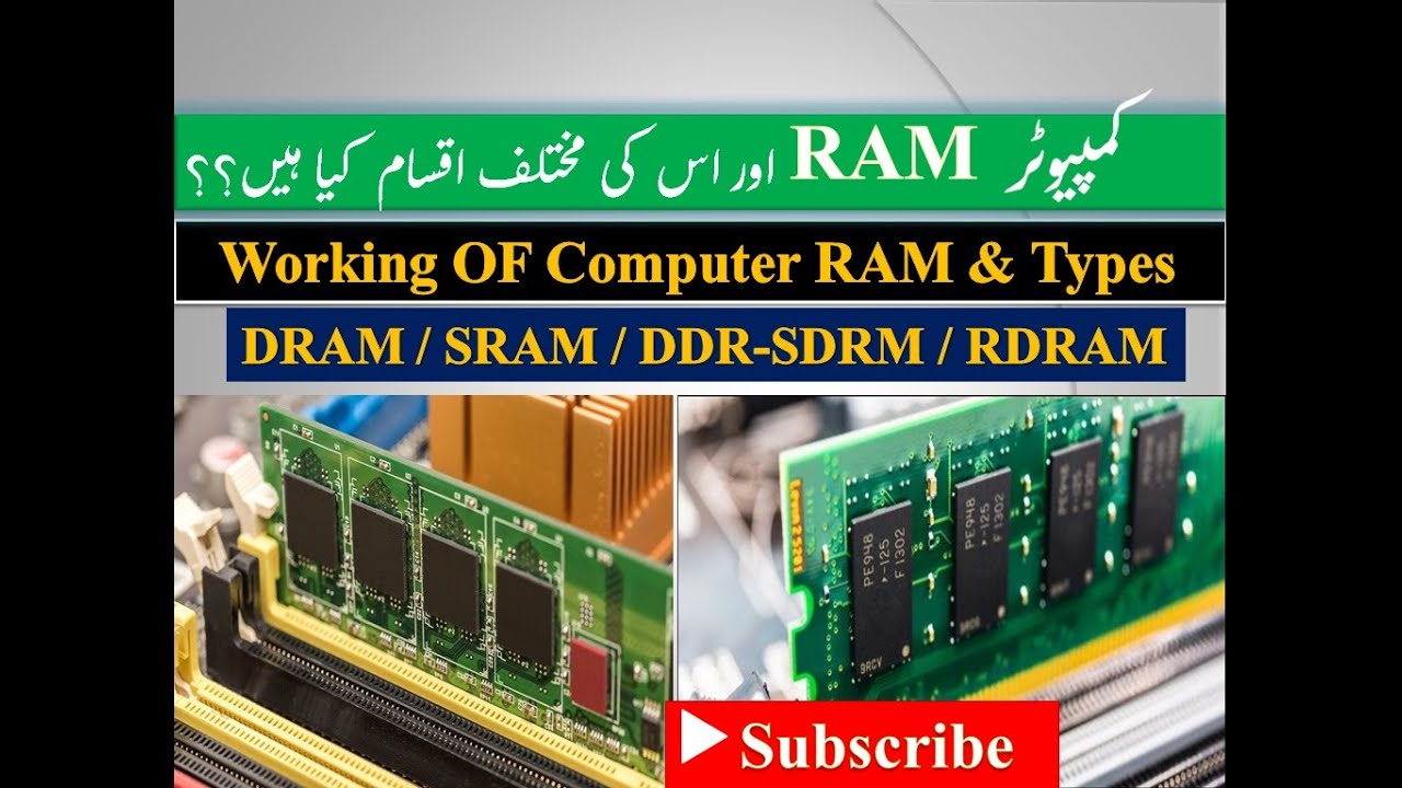 Working and Types of Computer RAM | Working of SRAM and DRAM ...
