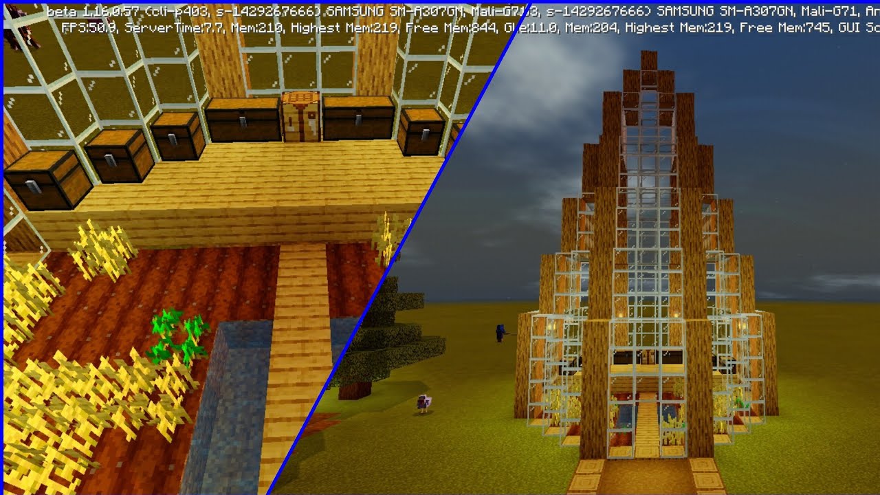 Minecraft Tutorial : How to Build Basic Farm - YouTube