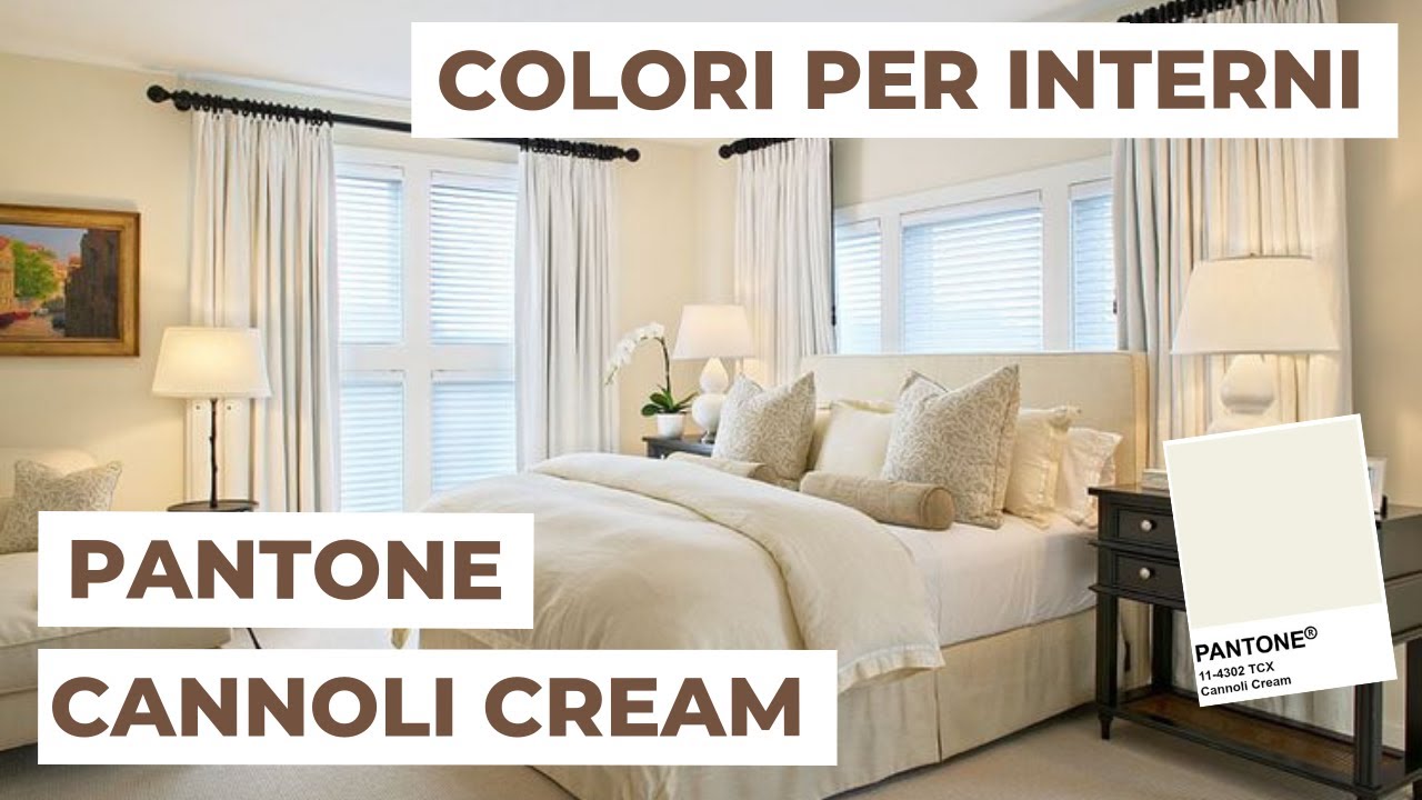 Colori per pareti: come abbinare Pantone 2020 “Cannoli cream” | Analisi ...