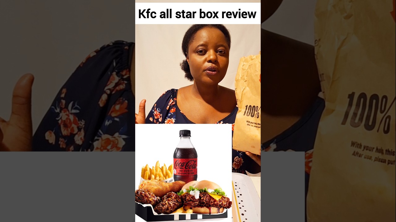 Kfc all star box Review not what I expected #kfc #foodreview #kfcburger ...