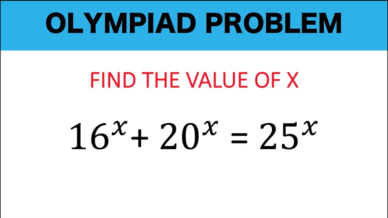 Math Olympiad Problem - YouTube