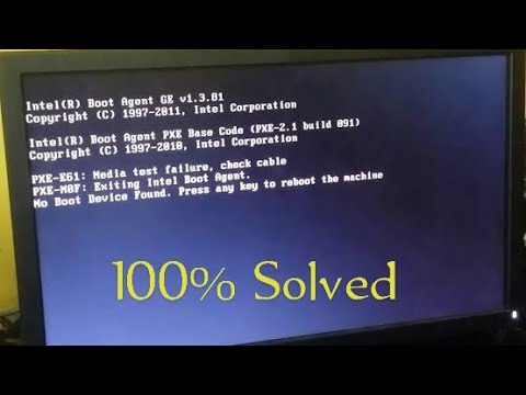 How to fix "No boot device found. Press any key to reboot the machine ...