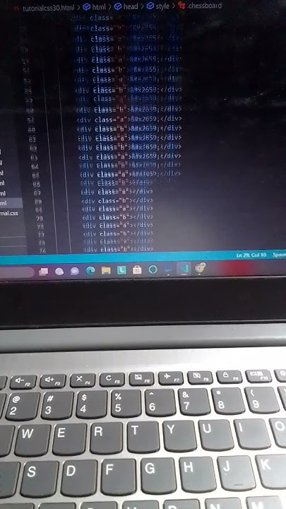 Create A Chessboard Use Of Html And Css Html Css Coding Webdevelopment Youtube