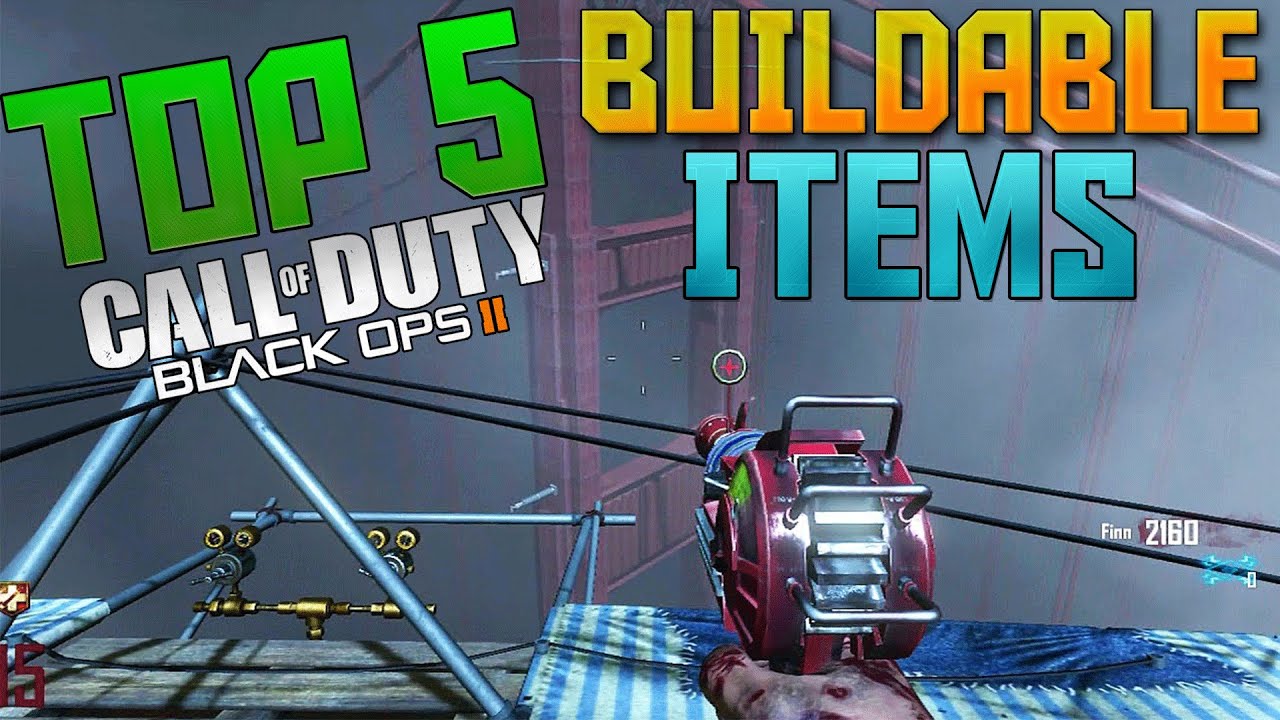 Top 5 "Buildable Items" in BO2 Zombies (COD ZOMBIES) - YouTube