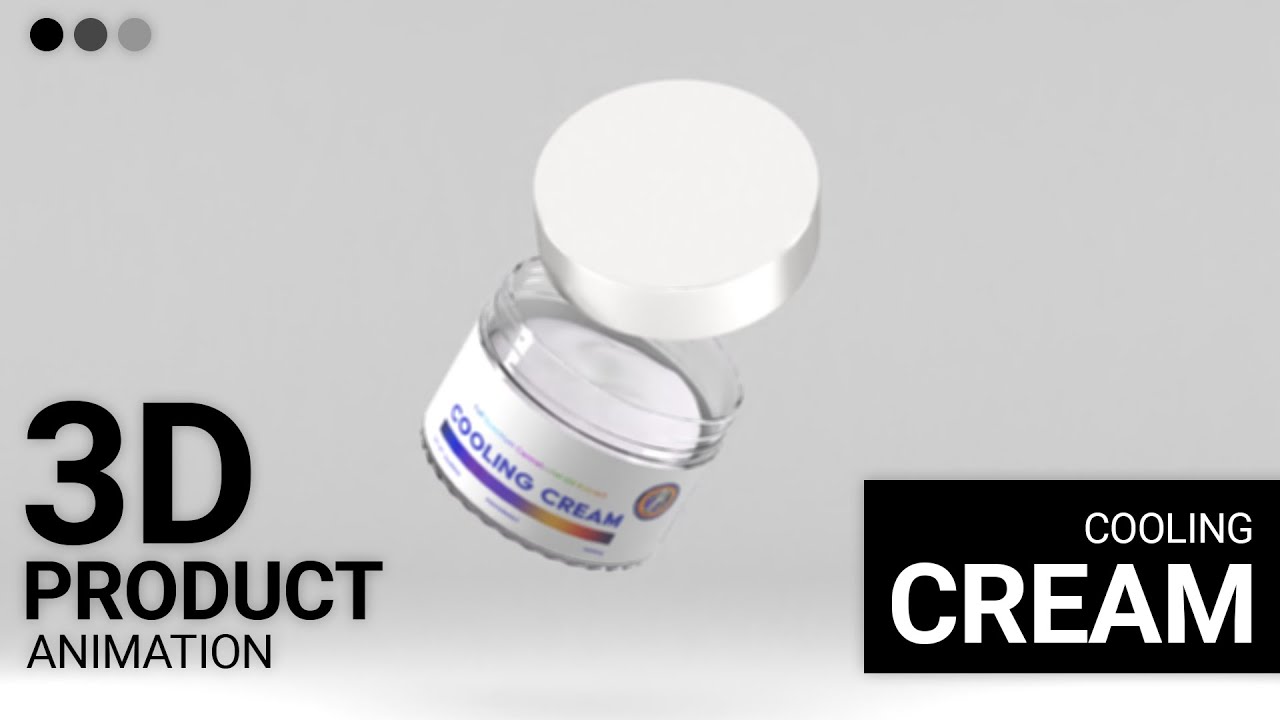 Cooling Cream | 3D Product Animation Video for Astronaut Supply ...