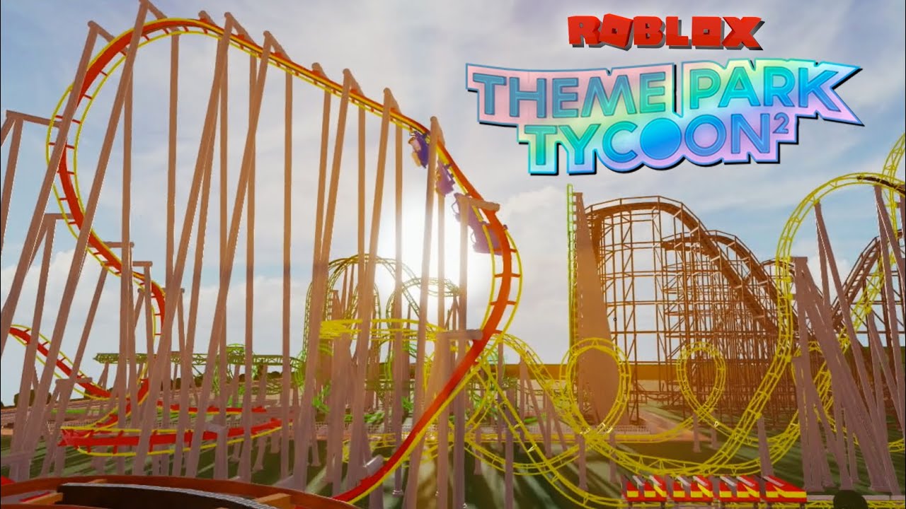 Roblox - Theme Park Tycoon 2 ROLLER COASTERS!!! - YouTube