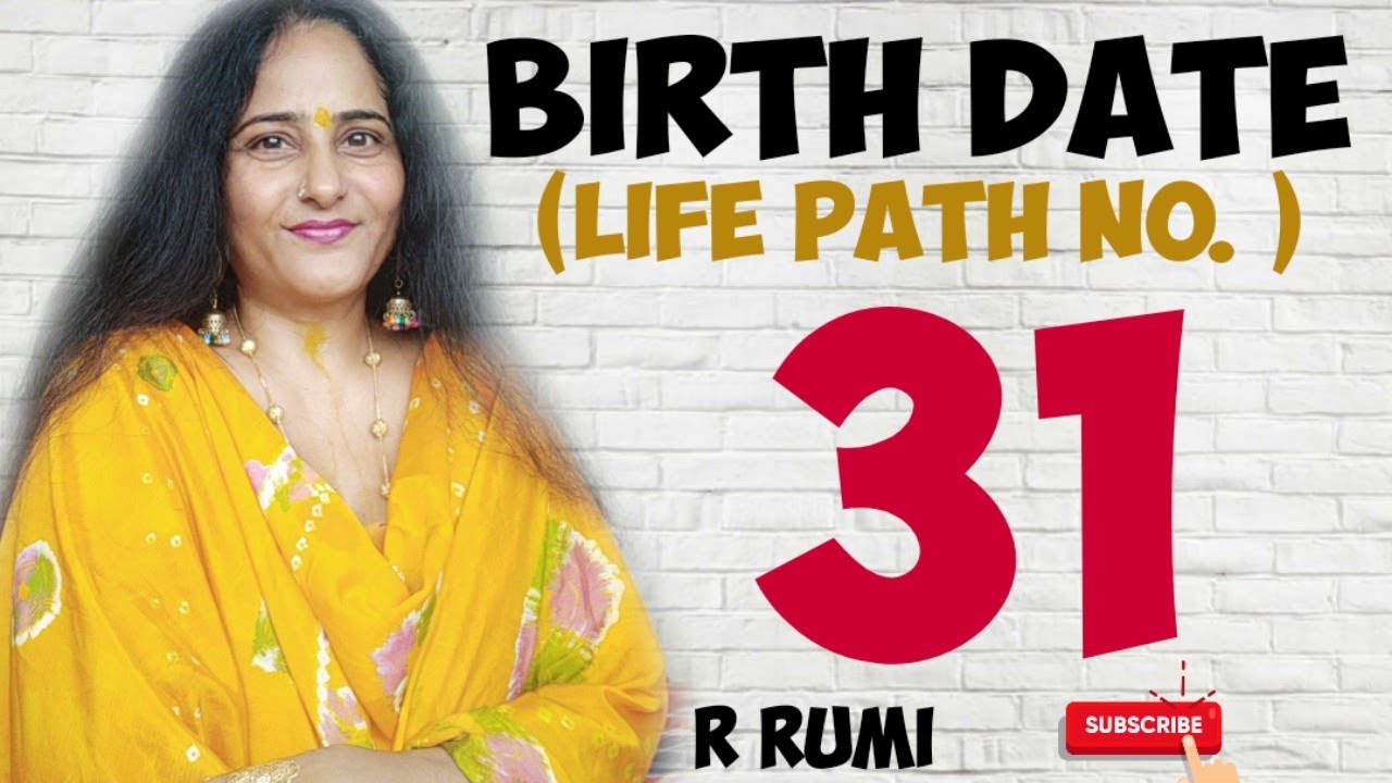 31ता.को जन्मे लोग कैसे होते हैं/Birth Date 31/Life Path No 31/Hidden ...