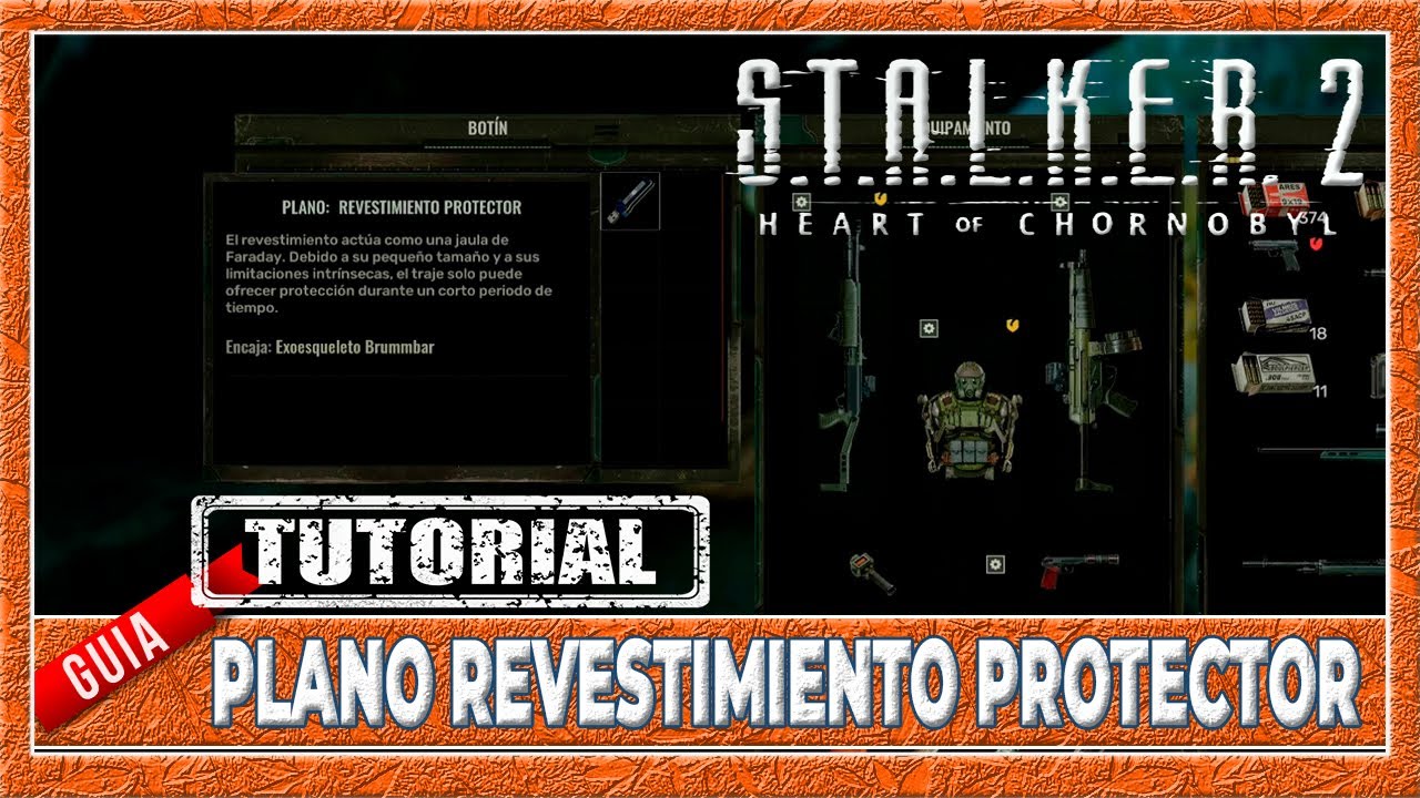 donde encontrar plano revestimiento protector exoesqueleto🎮| tutorial ...