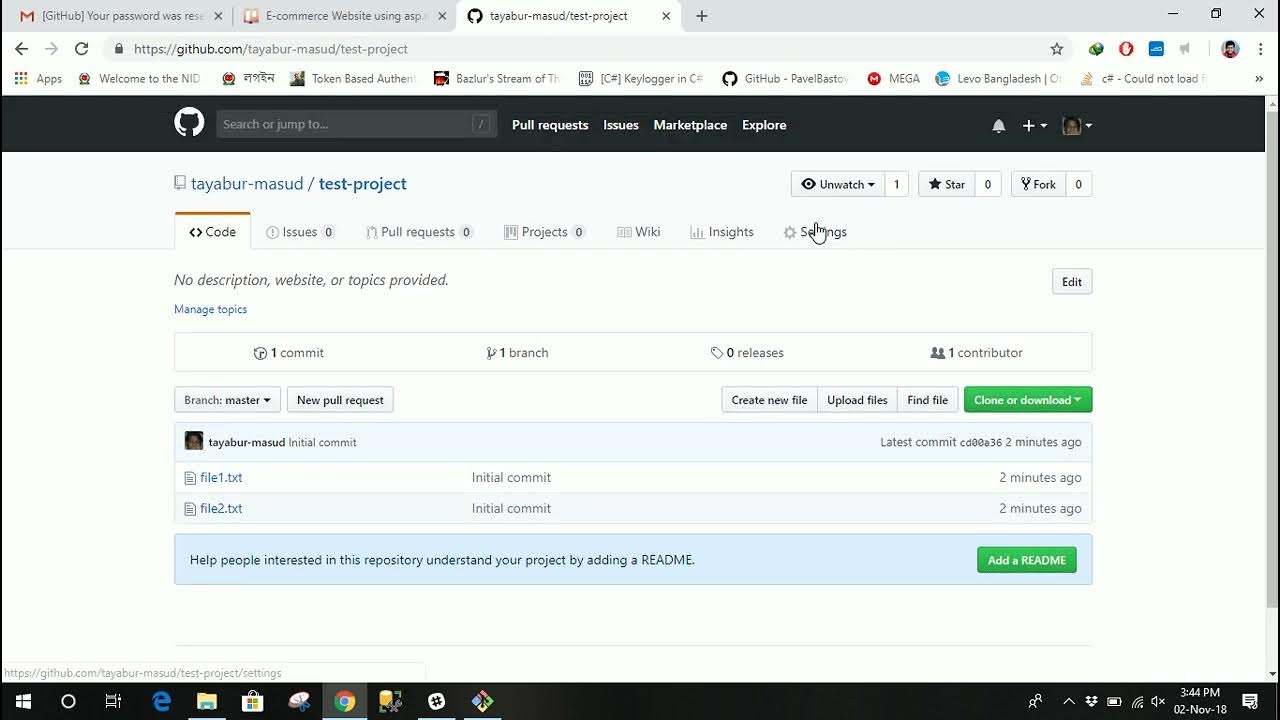Git and GitHub tutorial 1 : git pull and push Bangla A to Z - YouTube