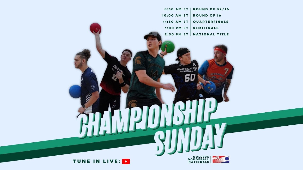 Court 2: College Dodgeball 2023 Nationals - Day 2 - YouTube