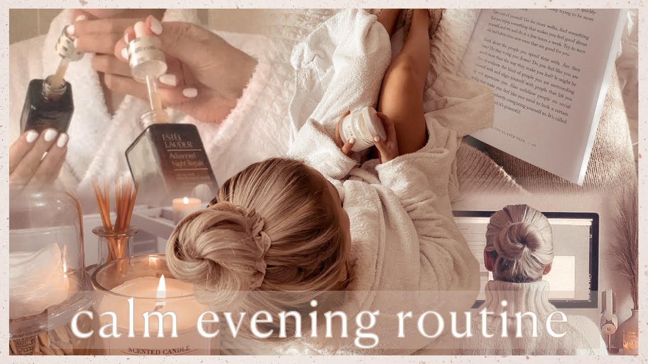 EVENING ROUTINE 2021 | cosy, calm + peaceful - YouTube