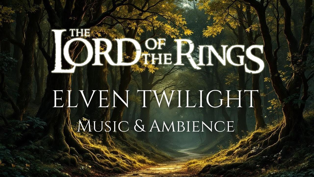 Under Lothlórien's Enchanted Forest Canopy | Lord of the Rings Music & Ambience - YouTube
