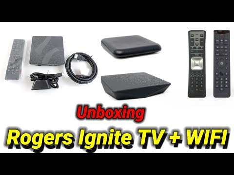Rogers Ignite TV + WIFI Unboxing - YouTube