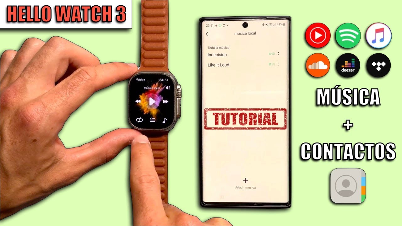Tutorial Música Local Hello Watch 3 - YouTube
