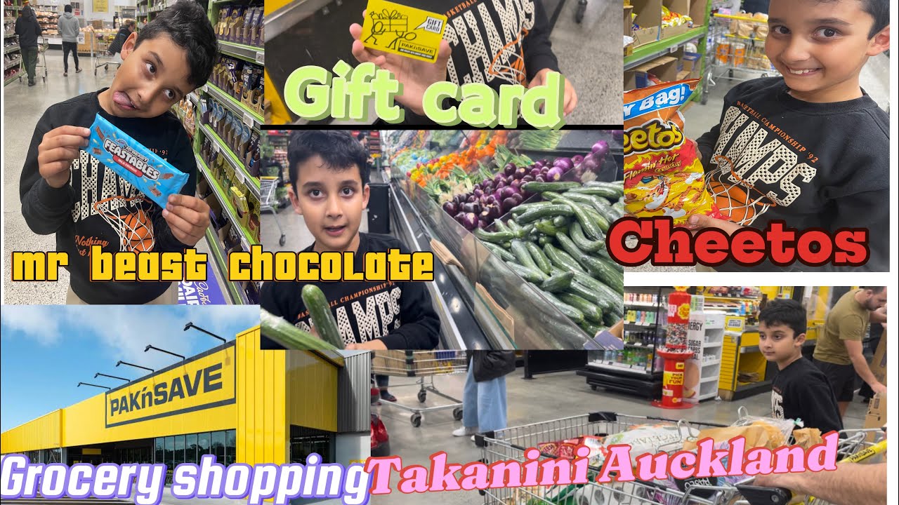 Mr Beast chocolate at Pak n save ️Helping mum dad and buying my ...