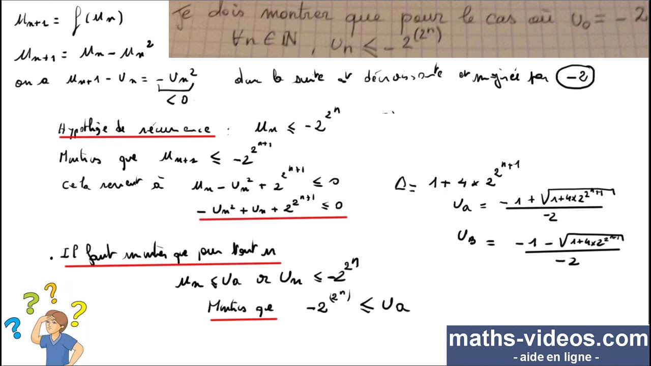 dem par récurrence 1/2 - aide en ligne - TermS - YouTube
