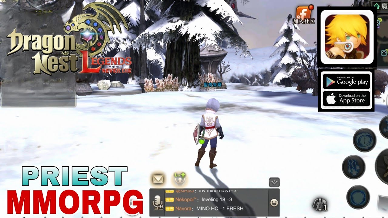 DRAGON NEST REBIRTH OF LEGEND ( PRIEST CLASS ) NEW MMORPG FOR ANDROID ...