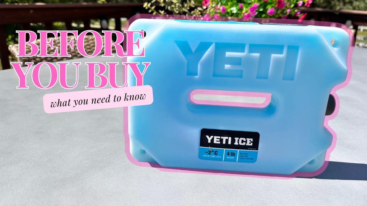 YETI ICE Refreezable Reusable Cooler Ice Pack Review | 4lb. Epic ...