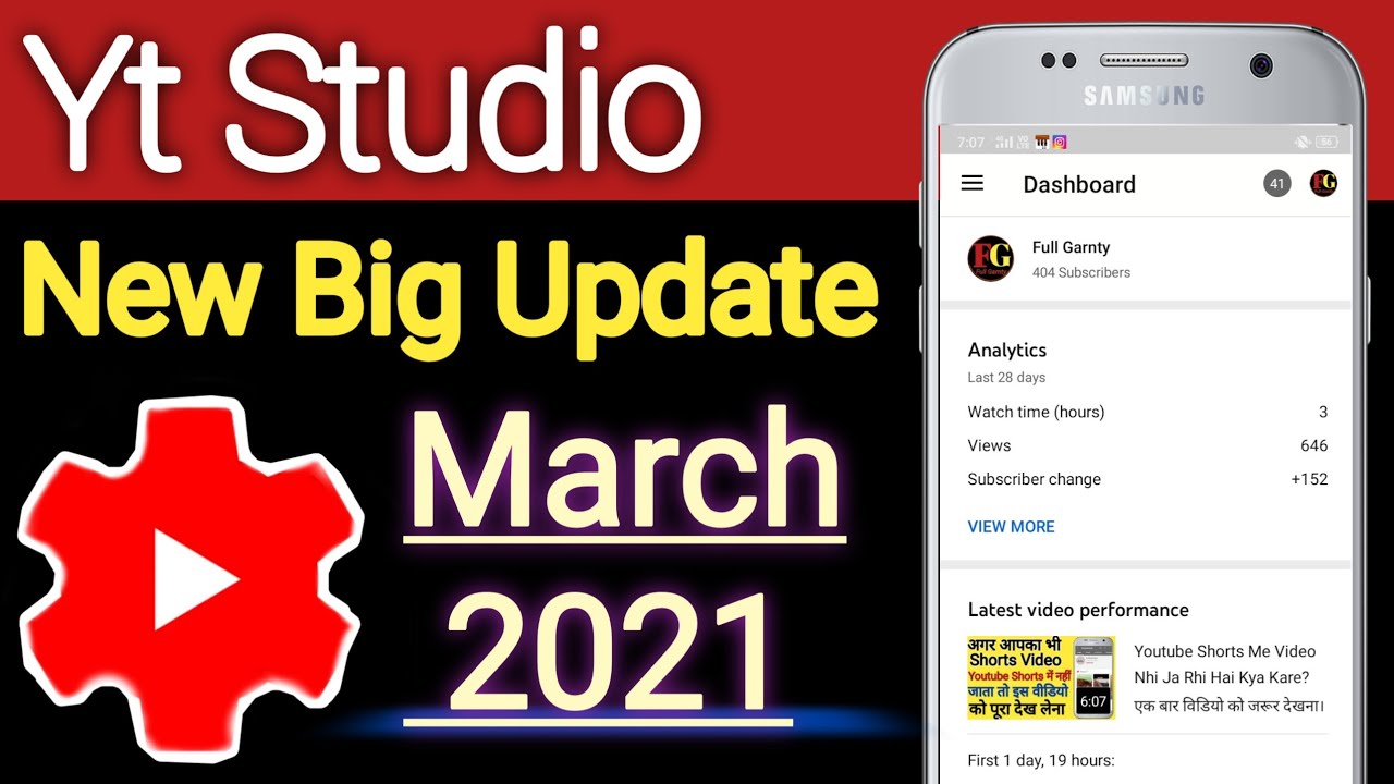 Yt Studio New Update 2021|| Watchtime? RPM? - YouTube