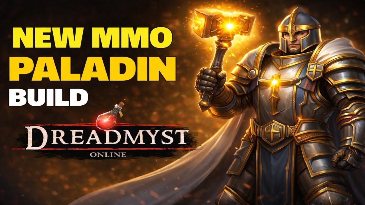 NEW MMORPG Dreadmyst Paladin Build - Leveling - YouTube