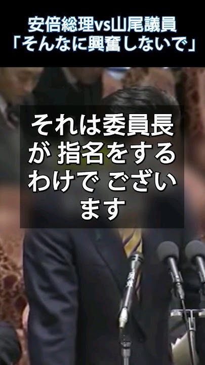 安部総理vs山尾議員「そんなに興奮しないで」待機児童問題で 名言 日本 Youtube