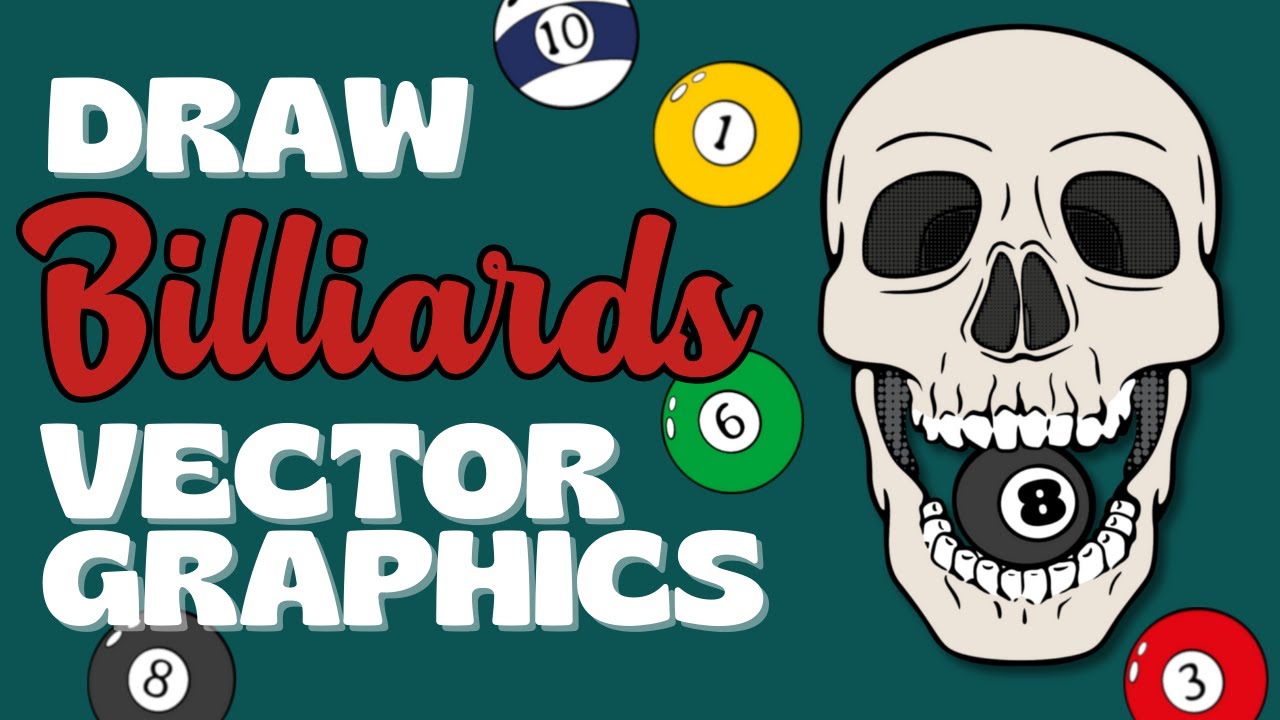 Draw Billiards Vector Graphics - YouTube