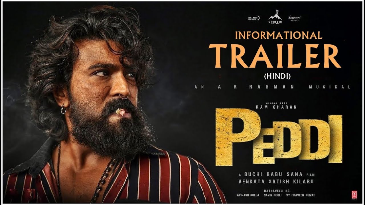 PEDDI - Informational Trailer (HINDI)| Ram Charan | Janhvi Kapoor ...