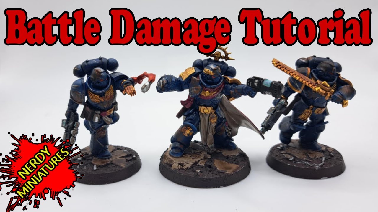 Battle Damage Tutorial! Perfect for 40K! - YouTube