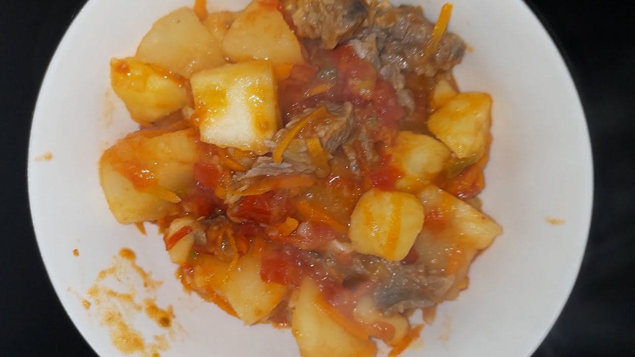 CASSAVA,POTATOES 🥔AND MEAT🥩 KITOWEO🍽🤤 - YouTube