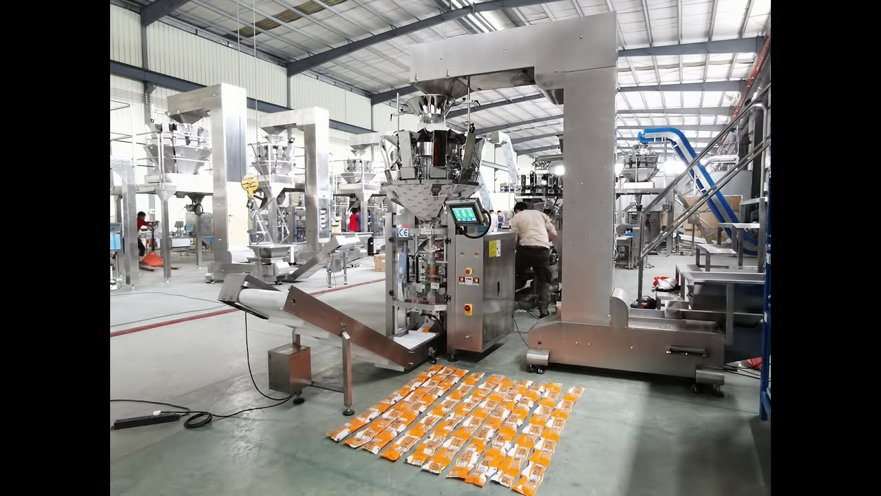 Chin Chin Packing Machine | Small Machine - 50 bpm - YouTube