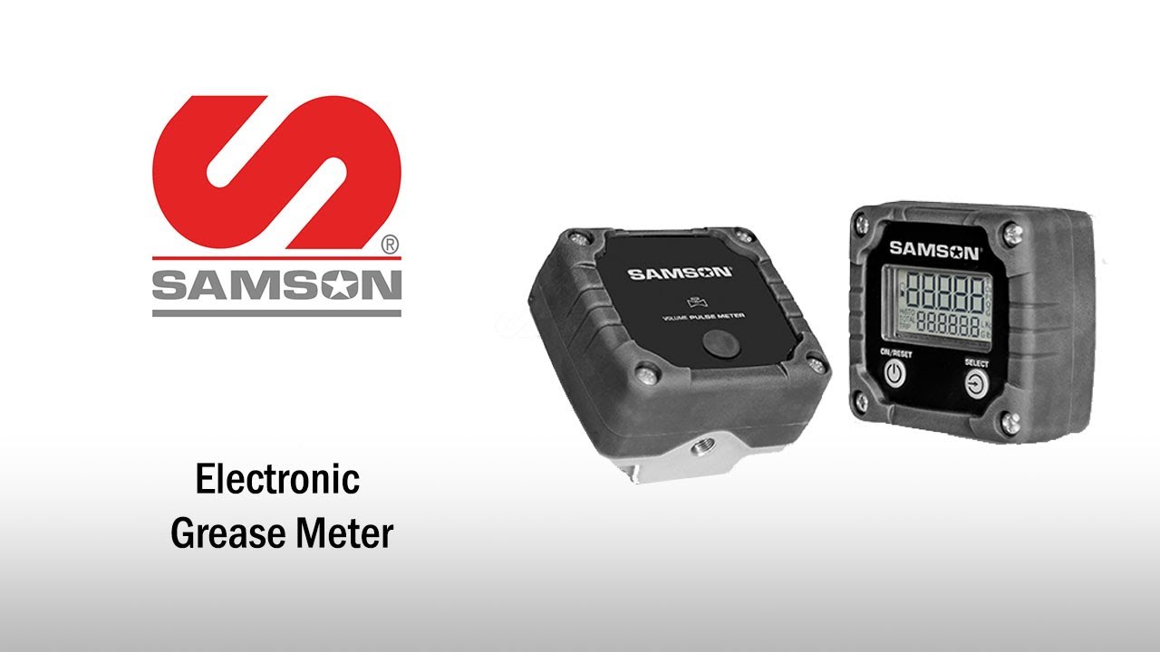 SAMSON's Electronic Grease Meter - YouTube