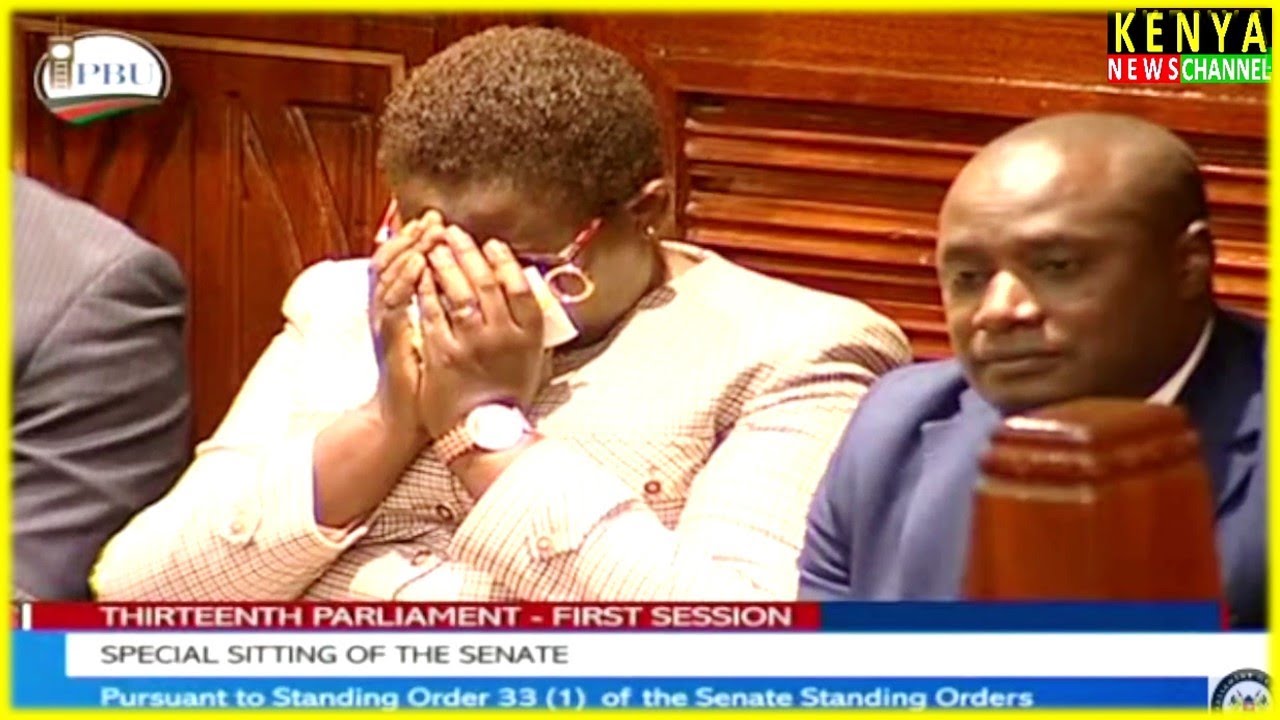 The moment Kawira Mwangaza was Saved by Senate from Impeachment as Meru ...