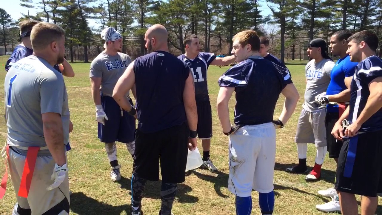 Blue Crew Epic Halftime Speech - LI Legends Flag Football - YouTube