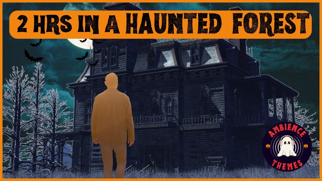 2-Hour Haunted Forest Walk 🎃 Halloween Ambience & Scary Music Loop ...