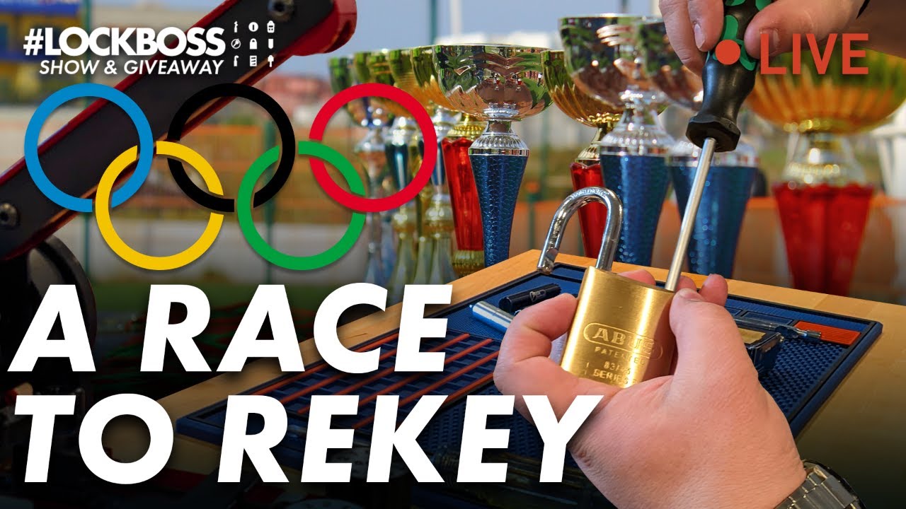 A Race to Rekey - Locksmith Olympics | #Lockboss Show & Giveaway - YouTube