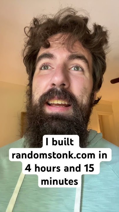 I Built A Really Stupid Web Application In 4 Hours And 15 Minutes