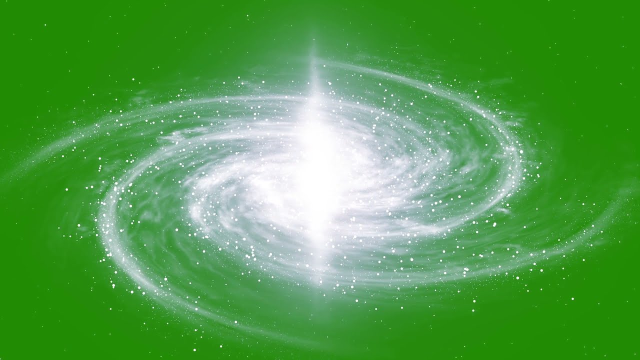 Galaxy Green screen video | Milk Way Galaxy Green Screen - YouTube