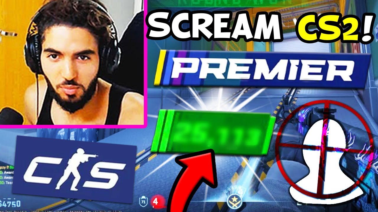 "HEADSHOT MACHINE BACK FOR CS2!!" 😲 - SCREAM PLAYS HIS FIRST GAME IN ...