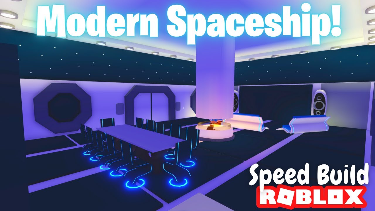 MODERN Spaceship Themed Speed Build in Adopt Me! (Roblox) - YouTube
