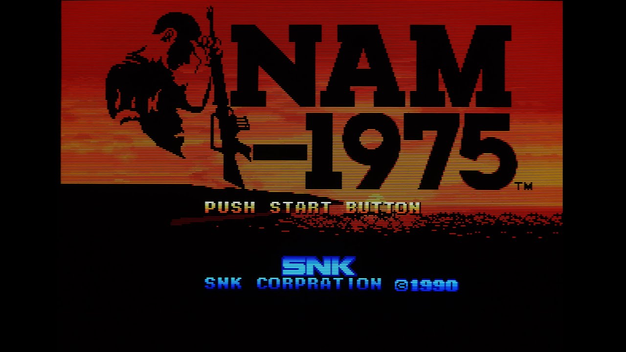 NAM-1975 Intro (Neo Geo) - Sony BVM-D32 (Reference CRT Monitor) - YouTube